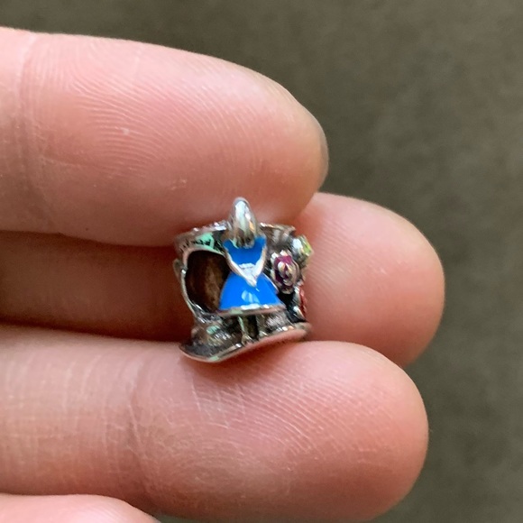 Jewelry | Nwot Alice In Wonderland Charm And Mad Hatters Tea Party 925 ...